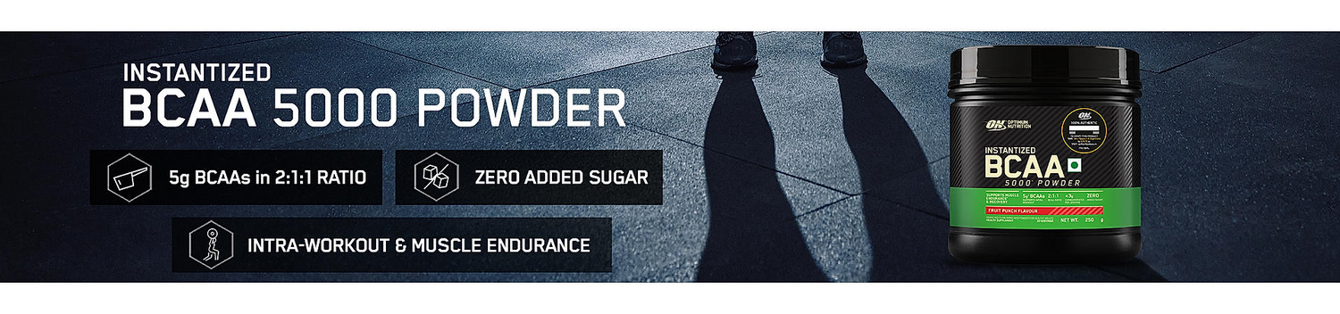 Buy BCAA 5000 or Creatine Powder for Pre-Workout Energy Online