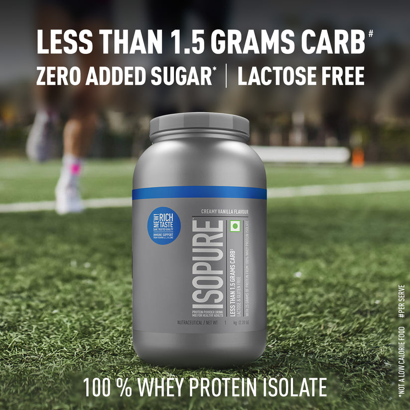 Isopure Whey Protein Isolate Powder with Vitamins for Immune Support ...