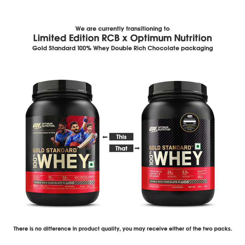Gold Standard 100% Whey Protein Powder | Double Rich Chocolate | 2 lbs