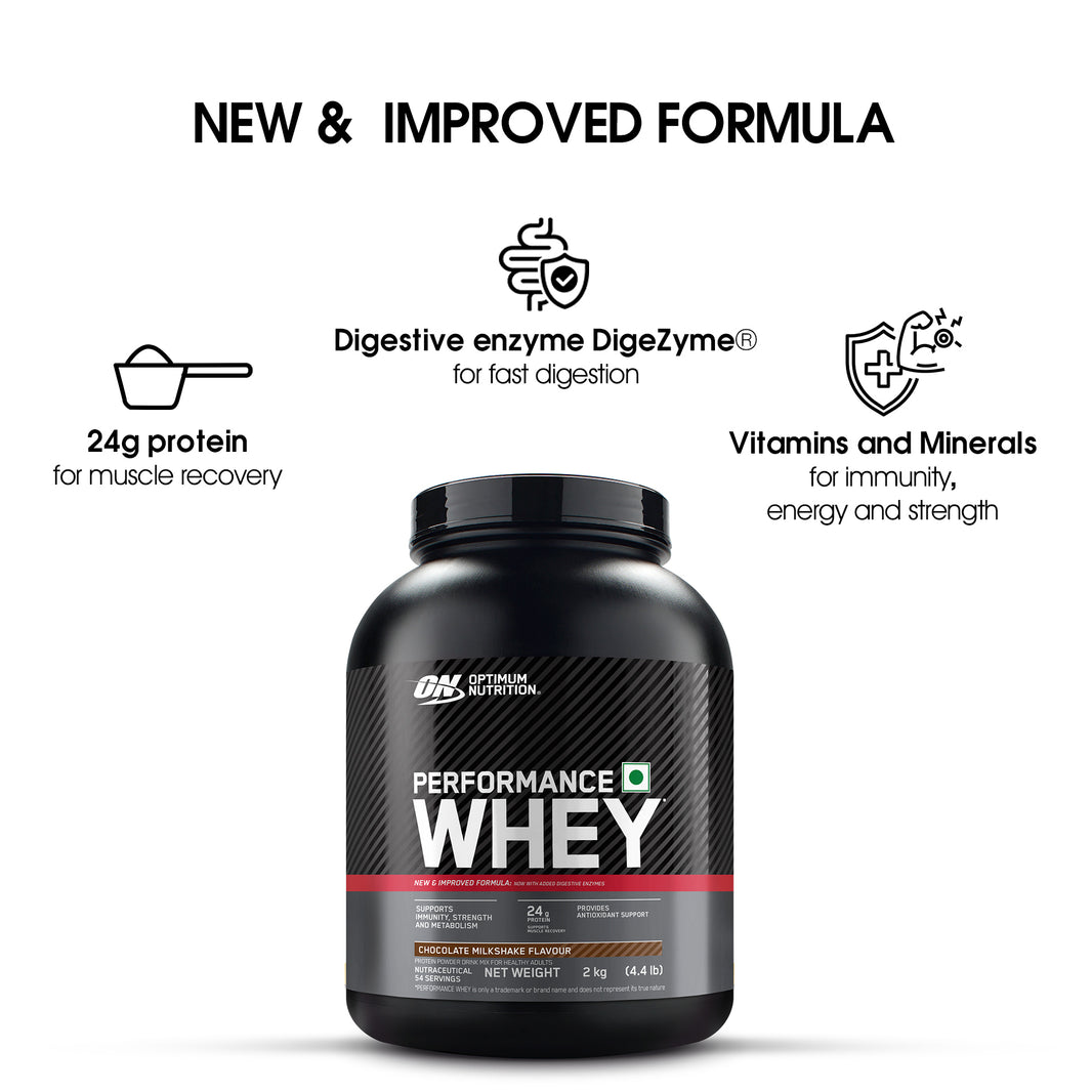 Explore Performance Whey Protein Powders - Optimum Nutrition